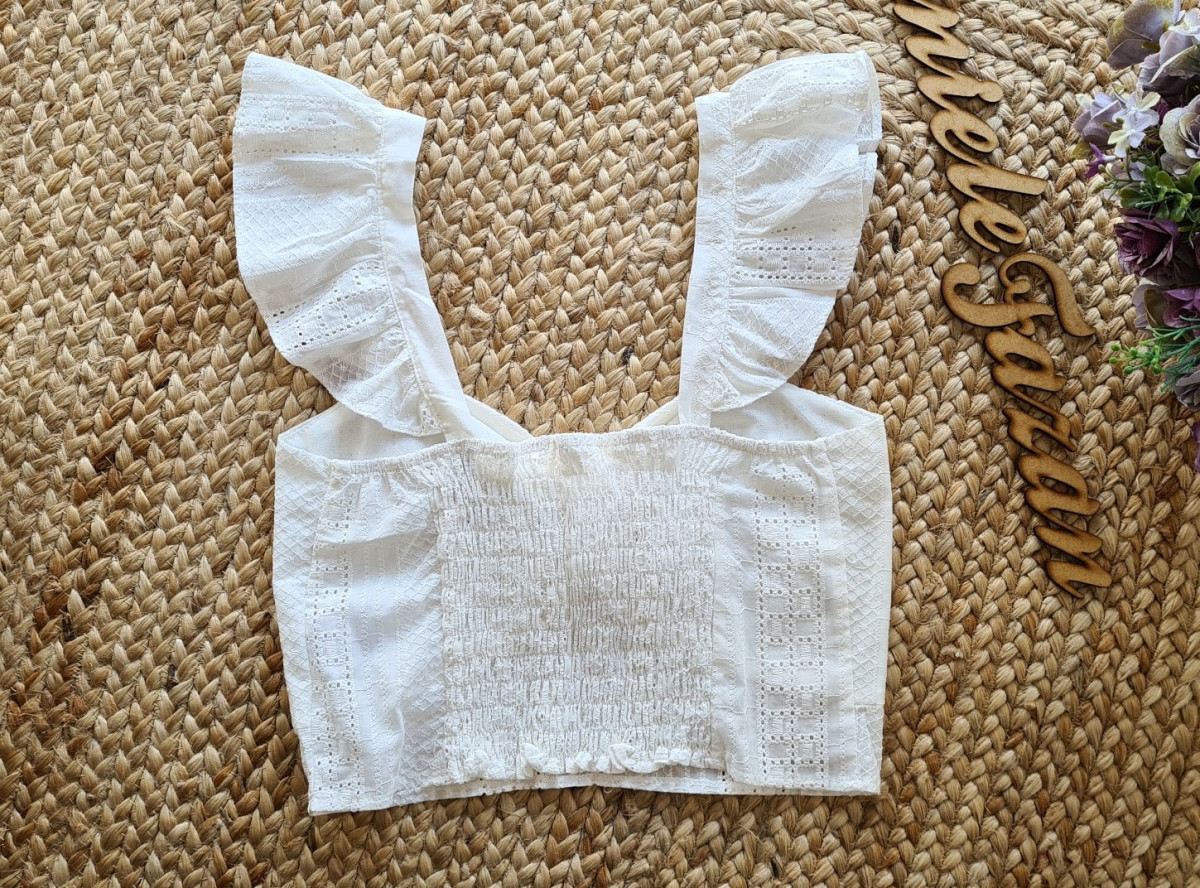 Cropet Laise Sisi - Croppeds - Blusas | Daniele Fazan