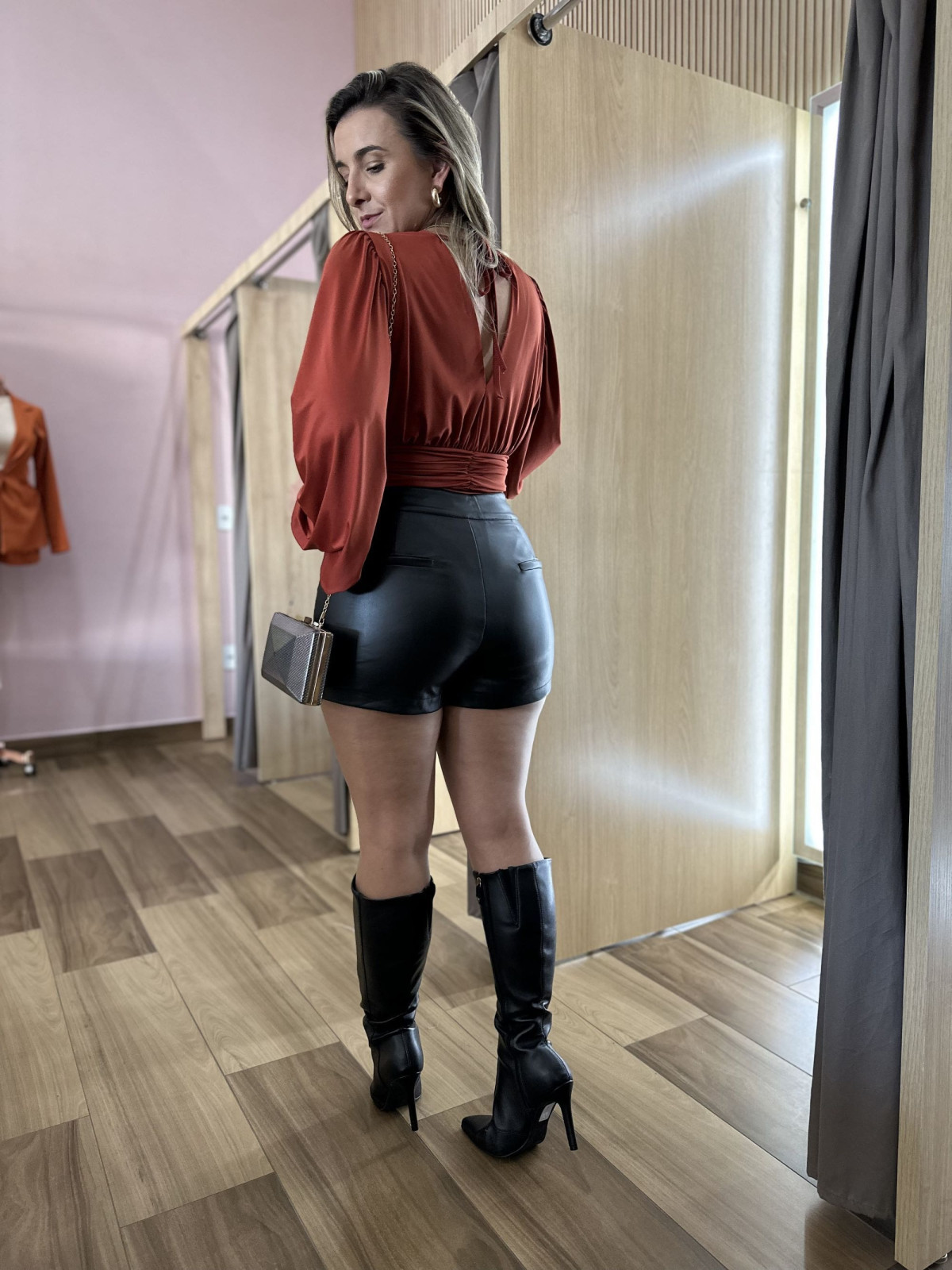 Short Couro Moana - Shorts | Daniele Fazan