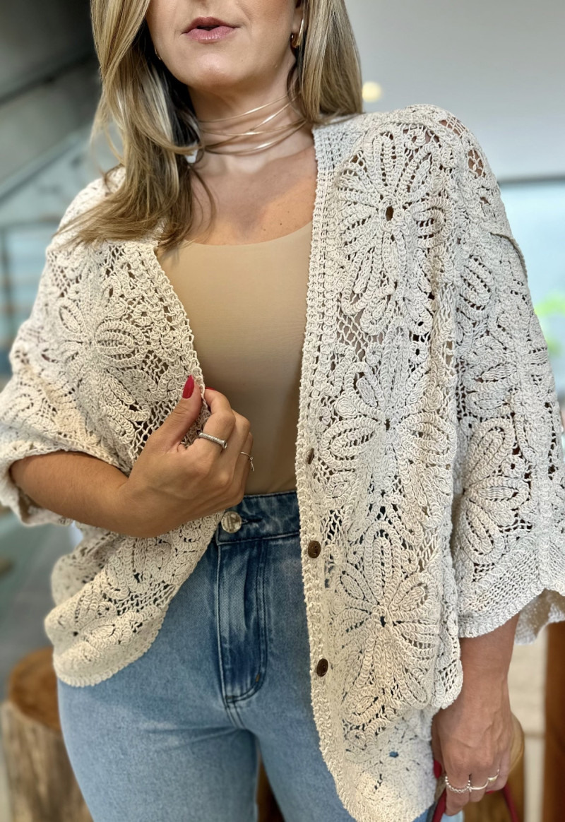 Kimono Rendado Lara | Daniele Fazan