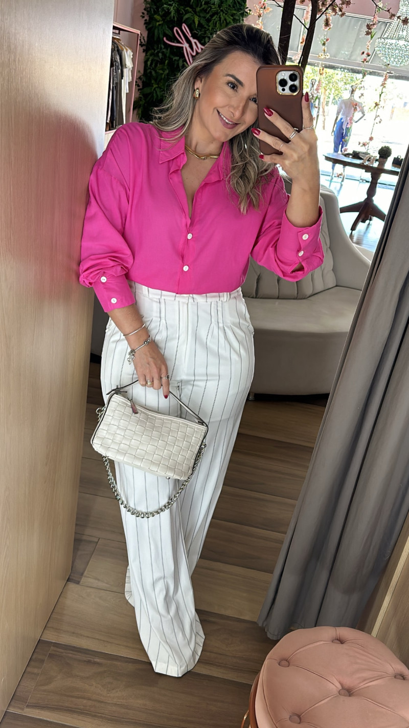 Calça Pantalona Lila - SUPER OFERTA | Daniele Fazan