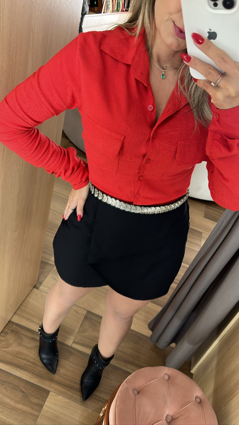 Camisa Mile-Vermelho-GG | Daniele Fazan