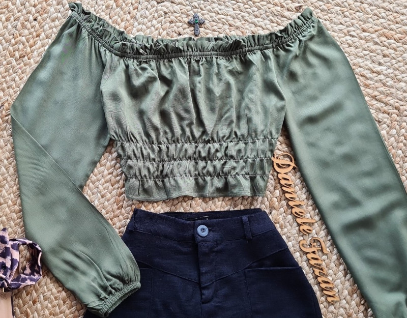 Cropet Gabi - Croppeds - Blusas | Daniele Fazan