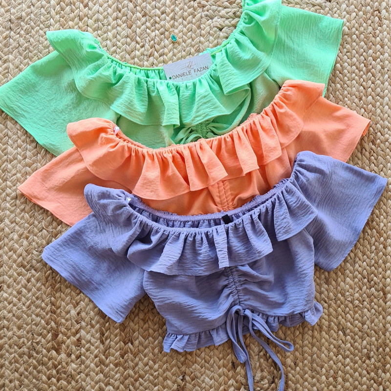 Cropet Poly - Croppeds - Blusas | Daniele Fazan